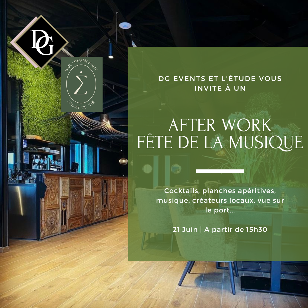 Afterwork #1 - DG Events x l'Etude Restaurant - DG Events agence ...